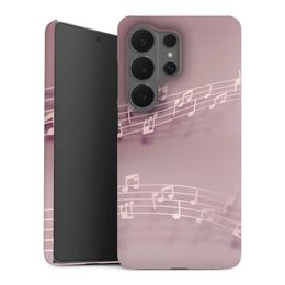 DeinDesign Galaxy S26 Ultra Handy Premium Case Smartphone Handyh&uuml;lle Schutzh&uuml;lle matt Music Note Music Light Pink Premium Case