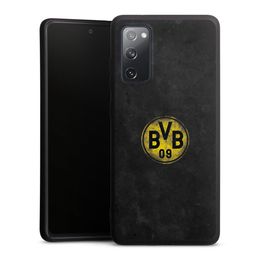 DeinDesign Galaxy S20 FE 5G Handy Premium Silikon H&uuml;lle Handyh&uuml;lle schwarz Case Merchandise Borussia Dortmund Bvb Silikon Premium Case