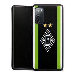 DeinDesign Galaxy S20 FE Handy Premium Silikon H&uuml;lle Handyh&uuml;lle schwarz Case Logo Gladbach Borussia M&ouml;nchengladbach Silikon Premium Case