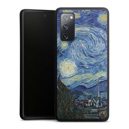 DeinDesign Galaxy S20 FE Handy Premium Silikon H&uuml;lle Handyh&uuml;lle schwarz Case Kunst The Starry Night Silikon Premium Case