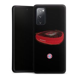 DeinDesign Galaxy S20 FE Handy Premium Silikon H&uuml;lle Handyh&uuml;lle schwarz Case Fcb Official Licensed Product Fc Bayern M&uuml;nchen Stadium Silikon Premium Case
