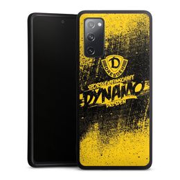 DeinDesign Galaxy S20 FE 5G Handy Premium Silikon H&uuml;lle Handyh&uuml;lle schwarz Case Official Licensed Product Sg Dynamo Dresden Logo Silikon Premium Case