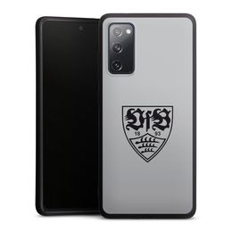 DeinDesign Galaxy S20 FE Handy Premium Silikon H&uuml;lle Handyh&uuml;lle schwarz Case Vfb Stuttgart Official Licensed Product Logo Silikon Premium Case