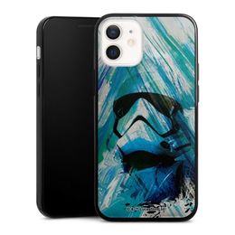 DeinDesign iPhone 12 mini Handy Slim Case extra d&uuml;nn Silikon Handyh&uuml;lle schwarz H&uuml;lle Colourful Stormtrooper Star Wars Silikon Slim Case