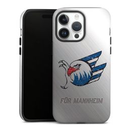 DeinDesign iPhone 14 Pro Max Handy Panzer Handyh&uuml;lle robuste Outdoor H&uuml;lle Schutzh&uuml;lle matt Adler Mannheim Ice Hockey Logo Tough Case