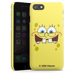 DeinDesign iPhone SE (2022) Handy Premium Case Smartphone Handyh&uuml;lle Schutzh&uuml;lle matt Spongebob Official Licensed Product Kindheit Premium Case
