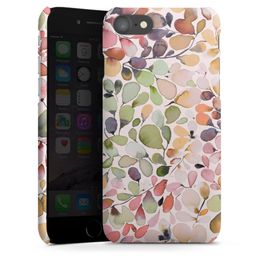 DeinDesign iPhone SE (2020) Handy Premium Case Smartphone Handyh&uuml;lle Schutzh&uuml;lle matt Muster Eukalyptus Pattern Premium Case