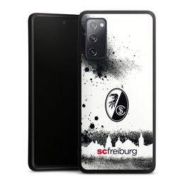 DeinDesign Galaxy S20 FE Handy Premium Silikon H&uuml;lle Handyh&uuml;lle schwarz Case Logo Sc Freiburg Skyline Silikon Premium Case