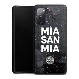 DeinDesign Galaxy S20 FE Handy Premium Silikon H&uuml;lle Handyh&uuml;lle schwarz Case Fc Bayern M&uuml;nchen Girl Style Mia San Mia Silikon Premium Case
