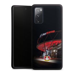 DeinDesign Galaxy S20 FE Handy Premium Silikon H&uuml;lle Handyh&uuml;lle schwarz Case Bayer 04 Leverkusen Stadium Official Licensed Product Silikon Premium Case
