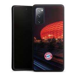 DeinDesign Galaxy S20 FE Handy Premium Silikon H&uuml;lle Handyh&uuml;lle schwarz Case Fc Bayern M&uuml;nchen Stadium Fcb Silikon Premium Case