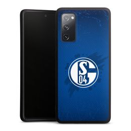 DeinDesign Galaxy S20 FE Handy Premium Silikon H&uuml;lle Handyh&uuml;lle schwarz Case Fc Schalke 04 Official Licensed Product Silikon Premium Case
