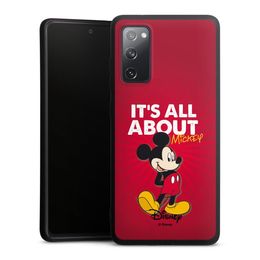DeinDesign Galaxy S20 FE 5G Handy Premium Silikon H&uuml;lle Handyh&uuml;lle schwarz Case Official Licensed Product Disney Mouse Silikon Premium Case