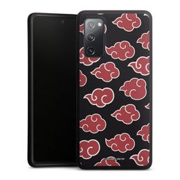 DeinDesign Galaxy S20 FE 5G Handy Premium Silikon H&uuml;lle Handyh&uuml;lle schwarz Case Akatsuki Pattern Naruto Shippuden Silikon Premium Case