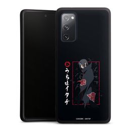 DeinDesign Galaxy S20 FE Handy Premium Silikon H&uuml;lle Handyh&uuml;lle schwarz Case Itachi Uchiha Official Licensed Product Naruto Shippuden Silikon Premium Case