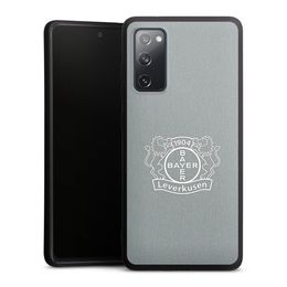 DeinDesign Galaxy S20 FE 5G Handy Premium Silikon H&uuml;lle Handyh&uuml;lle schwarz Case Bayer 04 Leverkusen Official Licensed Product Coat Of Arms Silikon Premium Case