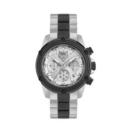 Luxusuhr Plein Sport "Hurricane Chrono", 7002, silber, schwarz, Armbanduhren, Herren