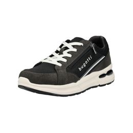 Sneaker Bugatti "Bugatti Sneaker Lederimitat", Herren, Gr. 44, schwarz, Lederimitat, Schuhe Sneaker