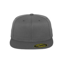 Flex Cap Flexfit "Flexfit Unisex Premium 210 Fitted", Gr. L/XL (7 &frac14;-7?), grau (schwarzgrau), 83% Polyacryl, 15% Wolle, 2% Elasthan, Caps