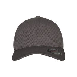 Flex Cap Flexfit "Flexfit Accessoires Flexfit 3D Hexagon Jersey Cap", Gr. L/XL, schwarzgrau, 100% Polyester, unifarben, Caps