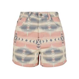 Stoffhose Urban Classics "Urban Classics Damen Ladies Inka Highwaist Shorts", Damen, Gr. S, US-Gr&ouml;&szlig;en, summerinka, 100% Baumwolle, normal, Hosen Stoffhose