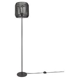 Paco Home Stehlampe "Pedro", schwarz (schwarz, schwarz), 1, &Oslash; 28cm H: 150,5cm, Leuchten, moderne LED Lampe in Boho Optik, Wohnzimmer, Schlafzimmer, Fassung E27, Stehlampe