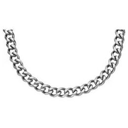 Edelstahlkette Fossil "Schmuck Geschenk Edelstahl Halskette JEWELRY BOLD CHAINS", silber (edelstahlfarben), Halsketten, Damen, Edelstahl, B: 8,6mm, Edelstahlkette, B:8,6mm