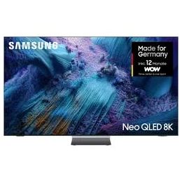 Samsung QLED-Fernseher "GQ65QN990FT QLED Mini LED-Fernseher", Energieeffizienz: G (A-G), schwarz, 65, Fernseher, 8K AI Upscaling Pro & Glare Free, Wireless One Connect Box, Art Store