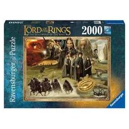 Puzzle Ravensburger "Herr der Ringe, The Fellowship of the Ring", braun, Puzzles, KinderB:98cm H:75cm, Pappe, Made in Germany, B:98cm H:75cm