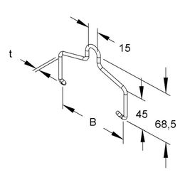 NIEDAX Einh&auml;ngeb&uuml;gel REBA 50 DV)