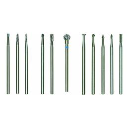 Proxxon Feinfr&auml;sersatz (Wolfram-Vanadiumstahl), 5-tlg. (Rad, Kugel, Kegel, Zyl., Elypse) (28710)