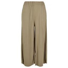 Bequeme Jeans Urban Classics "Urban Classics Damen Ladies Modal Culotte", Damen, Gr. XXL, US-Gr&ouml;&szlig;en, khaki, 77% Modal, 23% Polyester, unifarben, Jeans