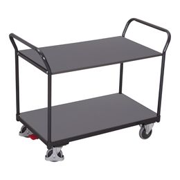 VarioFit Tischwagen mit 2 Ladefl&auml;chen RAL 7016 ; Cordes (sw-500.502/AG)