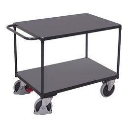 Cordes Tischwagen schwer mit 2 Ladefl&auml;chen RAL 7016 (sw-500.504/AG)