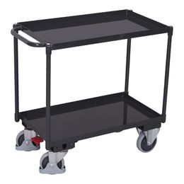 Cordes Tischwagen mit 2 Ladefl&auml;chen RAL 7016 (sw-500.510/AG)