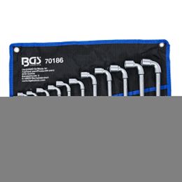 BGS-technic BGS Pfeifenkopfschl&uuml;ssel-Satz 70186, SW 8 - 19 mm, 12-tlg. ; BGS technic)