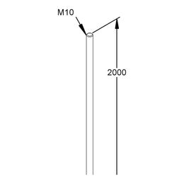 NIEDAX Gewindestab M 10/2000)