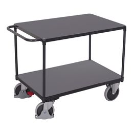 VarioFit Tischwagen schwer 2 Ladefl&auml;chen RAL 7016 ; Cordes (sw-600.510/AG)