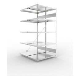 META Steckregal Anbauregal S3 CLIP 230 DAR 2000 x 1000 x 600 mm verzinkt + 2 x 5 B&ouml;den (180837)
