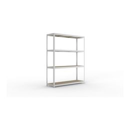 META Weitspannregal Speed Rack 2470 x 2000 x 600 mm verzinkt + 4 Fachebenen + Spanplatten (81120)