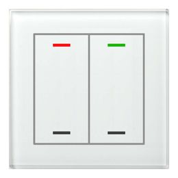 MDT technologies Glastaster II Light 2-fach RGBW, wei&szlig;, neutral BE-GTL20W.01)