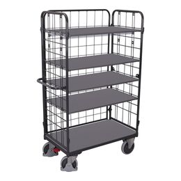 Cordes Etagenwagen hoch RAL 7016 ; VARIOFIT (sw-800.305/AG)