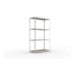 META Weitspannregal Speed Rack 2970 x 1700 x 800 mm verzinkt + 4 Fachebenen + Spanplatten (87591)
