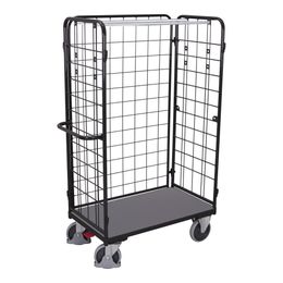 Cordes Paket-Dreiwandwagen hoch RAL 7016 (sw-700.306/AG)