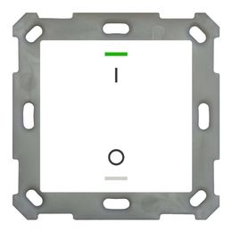 MDT technologies Taster Light 55 1-fach RGBW,rws/gl&auml;,schalt. BE-TAL55T1.B1)