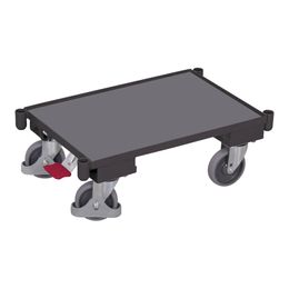 Cordes Euro-System-Roller mit Boden und Eckh&uuml;lsen RAL 7016 (sw-410.061/AG)