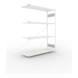 META Steckregal Anbauregal S3 CLIP 200 AR 2000 x 1500 x 500 mm lichtgrau + 4 B&ouml;den (185262)
