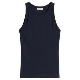 Marc O'Polo T-Shirt MARC O'POLO "T-Shirt T-Shirt sleeveless 1er Pack", Damen, Gr. M, blau (dunkelblau), Obermaterial: 100% Baumwolle CO., Shirts T-Shirt