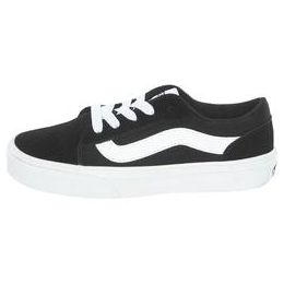 Sneaker Vans "Vero LS", Kinder, Gr. 27, schwarz, wei&szlig;, Leder, Schuhe Sneaker