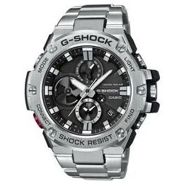 Smartwatch Casio G-SHOCK, silberfarben, silberfarben, Smartwatches, Smartwatch, Armbanduhr, Herrenuhr,Bluetooth,Stoppfunktion,Smart Access Technologie